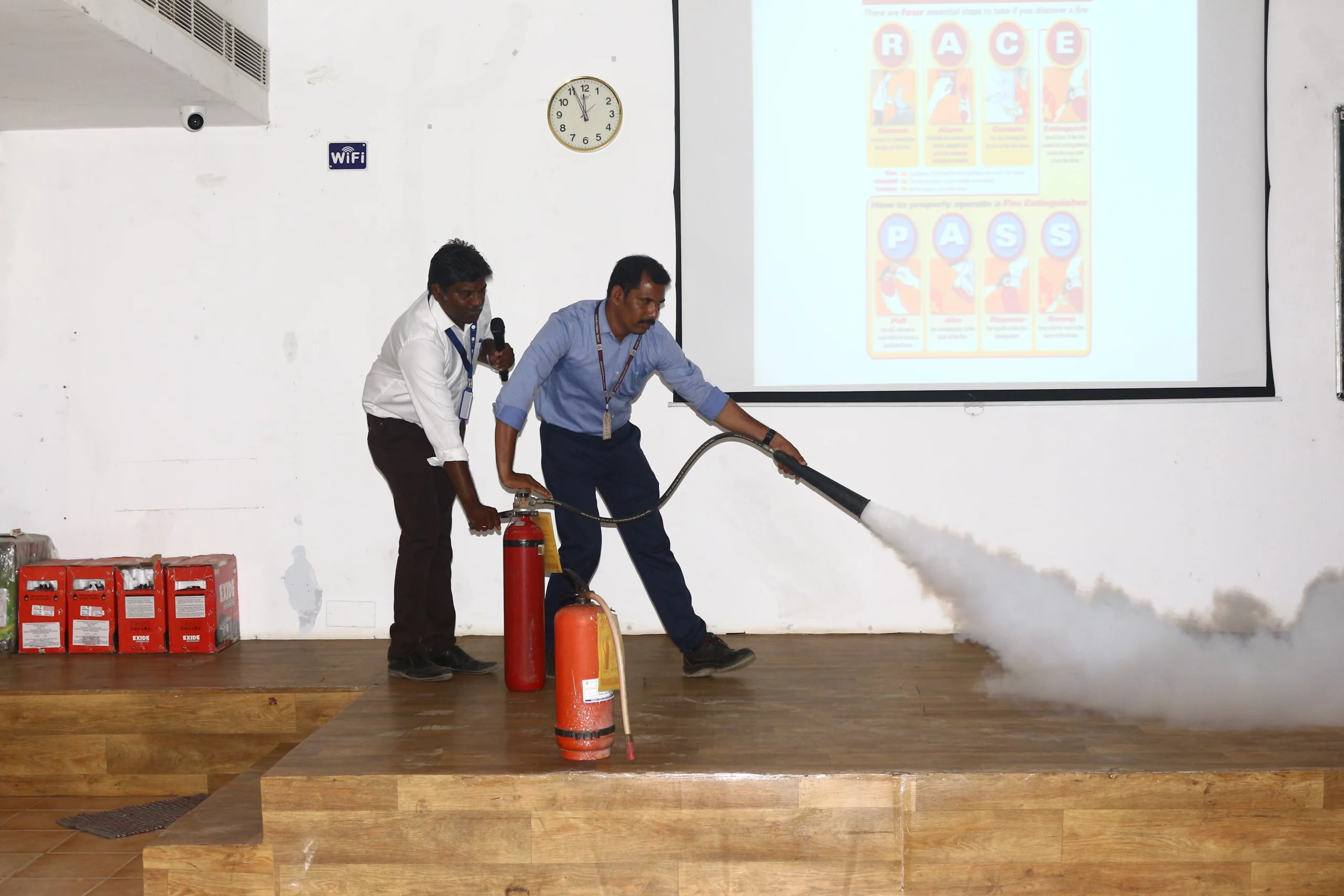 Fire Safety Mock Drill - AVMC - Aarupadai Veedu Medical College & Hospital